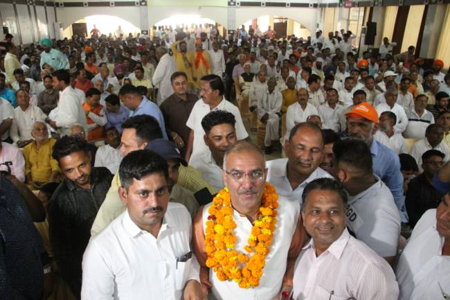 संजय भाटिया के पहले करनाल दौरे में एंट्री दमदार