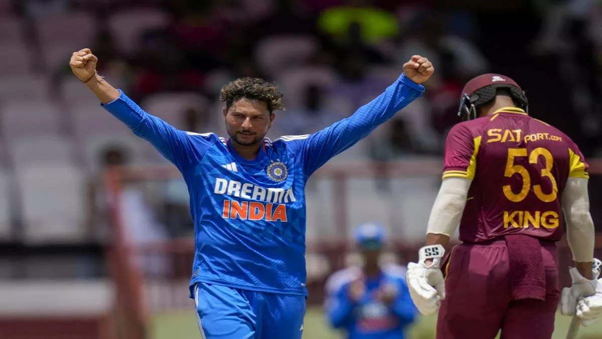IND vs WI: वेस्‍टइंडीज के हाथों से इस पल फिसल गया मैच, Kuldeep Yadav का वो ओवर बना मैच का ...