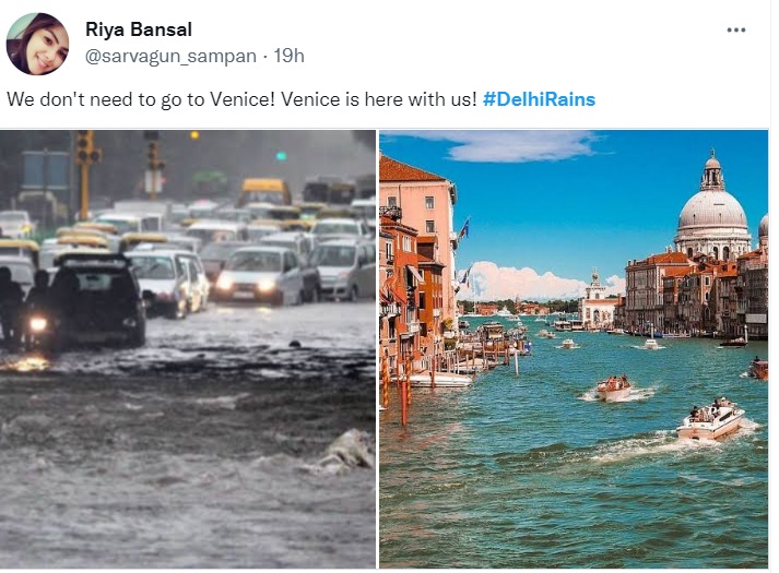 Delhi Rain Memes: दिल्ली में भारी बारिश और सोशल मीडिया पर मीम्स की बाढ़ ...