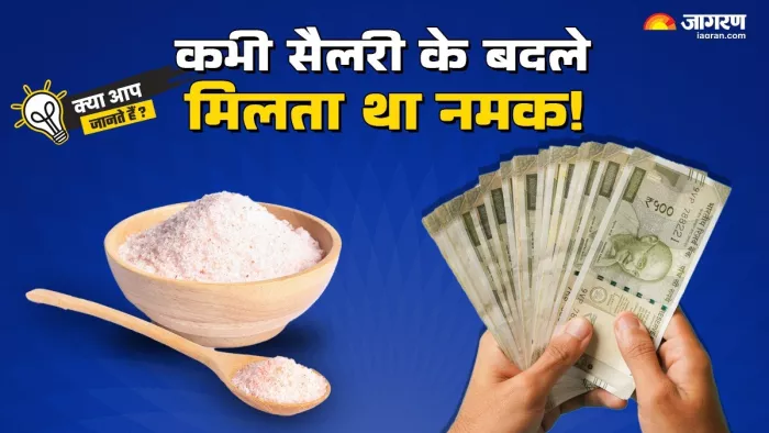 Origin of Salary: पहले तनख्वाह के नाम पर मिलता था नमक, 'सैलरी' का पैसों ...