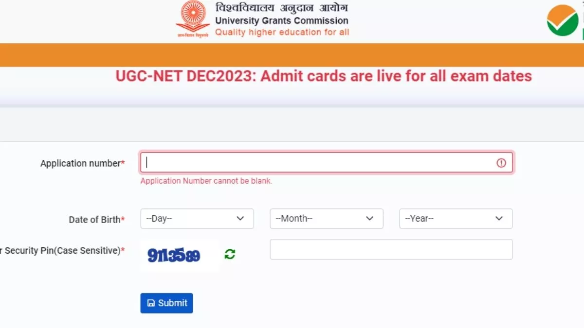 UGC NET 2023 Phase 2 Admit Card: यूजीसी नेट फेज 2 एग्जाम एडमिट कार्ड ...