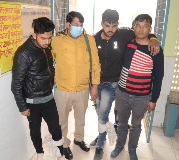 सुनील राठी के नाम से रंगदारी मांगने वाले दो शातिर मुठभेड़ में घायल ...