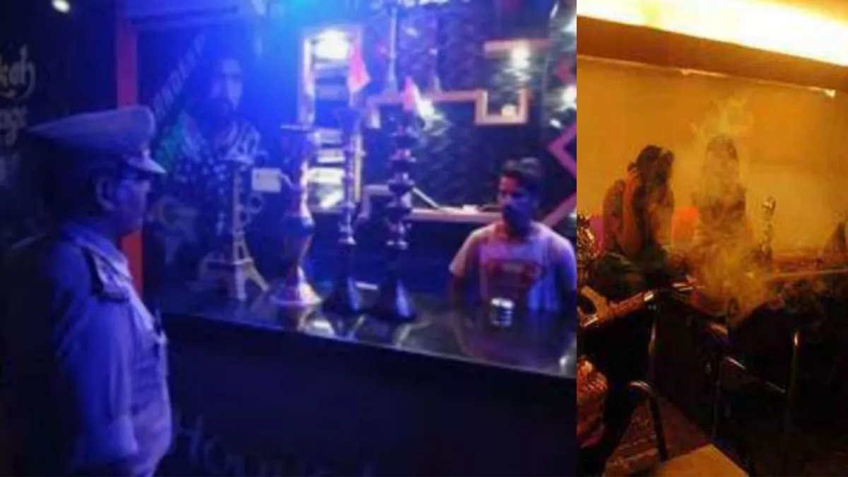 गोरखपुर पुलिस ने खटखटाया दरवाजा, खुला तो चल रहा था हुक्का बार; युवक ...