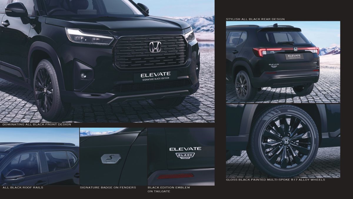 Honda Elevate का Black Editions लॉन्च, ऑल-ब्लैक केबिन समेत मिले नए ...