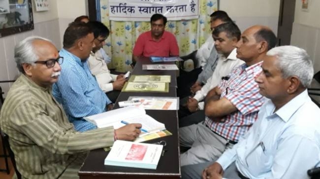 बैठक में हुई हिदू नव वर्ष पर चर्चा