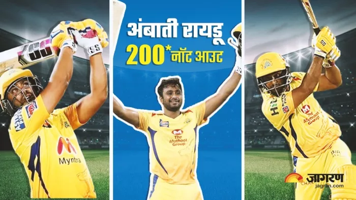 आईपीएल में Ambati Rayudu का दोहरा शतक, Dhoni-Rohit के क्लब में हुए ...