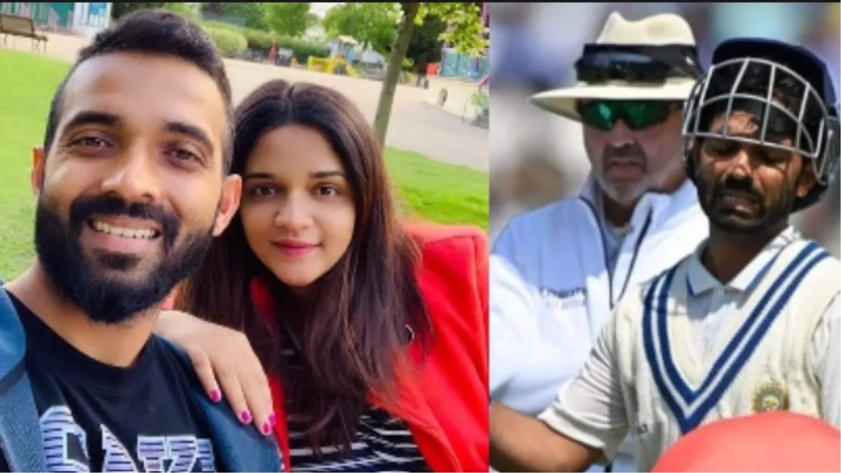 WTC Final: उंगली पर लगी चोट, लेकिन हाथ से नहीं छोड़ा बल्ला, Ajinkya ...