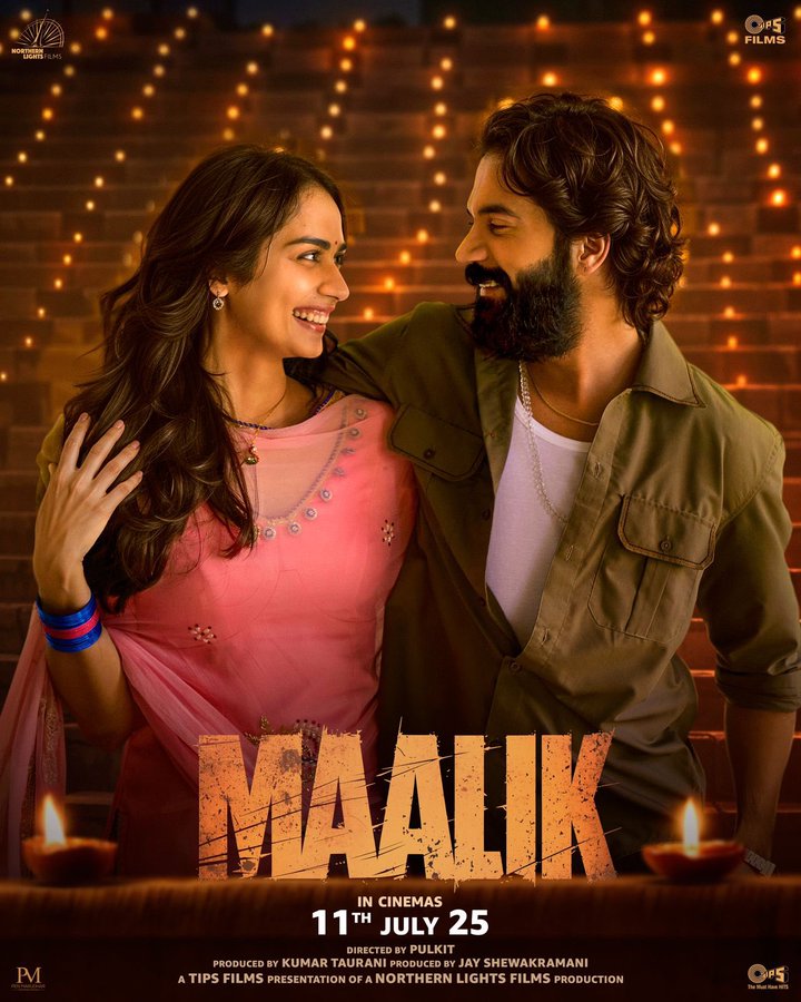 Maalik Poster: वामिका गब्बी के बाद Manushi Chillar संग जमेगी राजकुमार ...