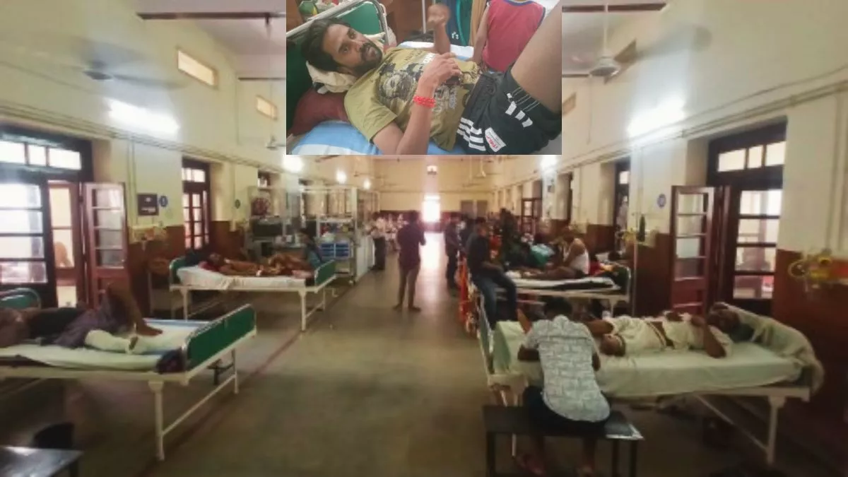 गजब हाल है गोरखपुर जिला अस्पताल का... चंदा मांग आठ हजार जुटाए पर नहीं ...