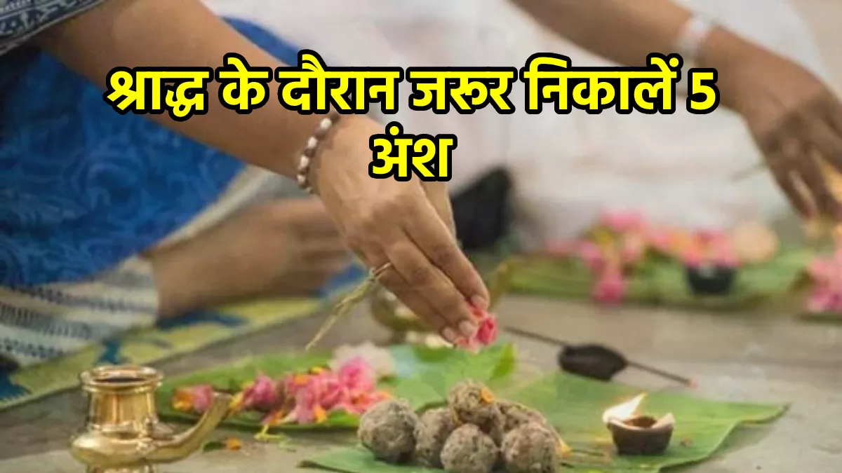 Pitru Paksha 2022: पितरों का श्राद्ध करते समय जरूर निकालें 5 भाग, इसके ...