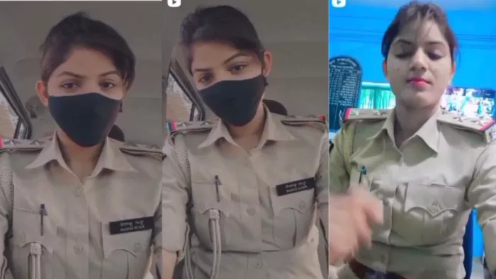 सोशल मीडिया पर फेमस होने के चक्कर में बुरी फंसी दारोगा मैडम, Video ...