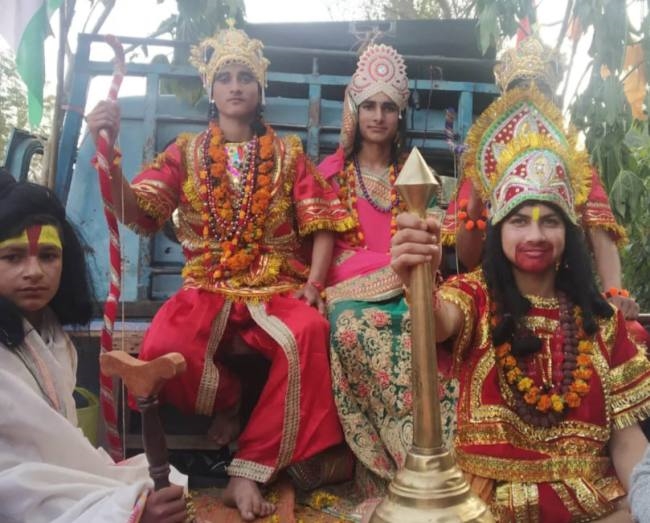 रियासी में जन जागरण के लिए निकाली गई रैलियां - Jan Jagran raily for ram ...