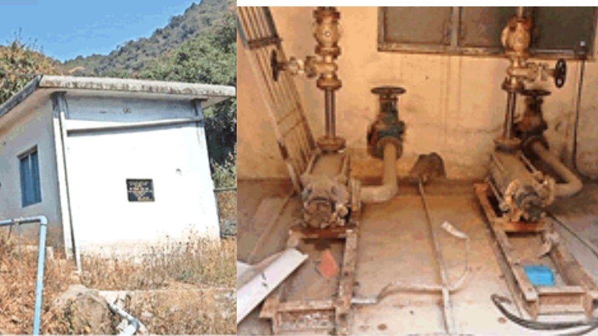 Mandi: दो साल से ठप पड़ी वन मघोह पेयजल योजना, टैंक में पानी की एक बूंद ...