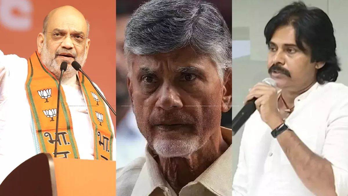 BJP-TDP-JSP Alliance: आंध्र प्रदेश में सीट शेयरिंग पर बन गई बात, भाजपा 6; टीडीपी 17 और जेएसपी 2 ...
