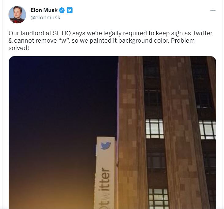 Twitter के बैनर से गायब हुआ 'W', कंपनी का नाम बदलने की अटकलें तेज, Elon ...