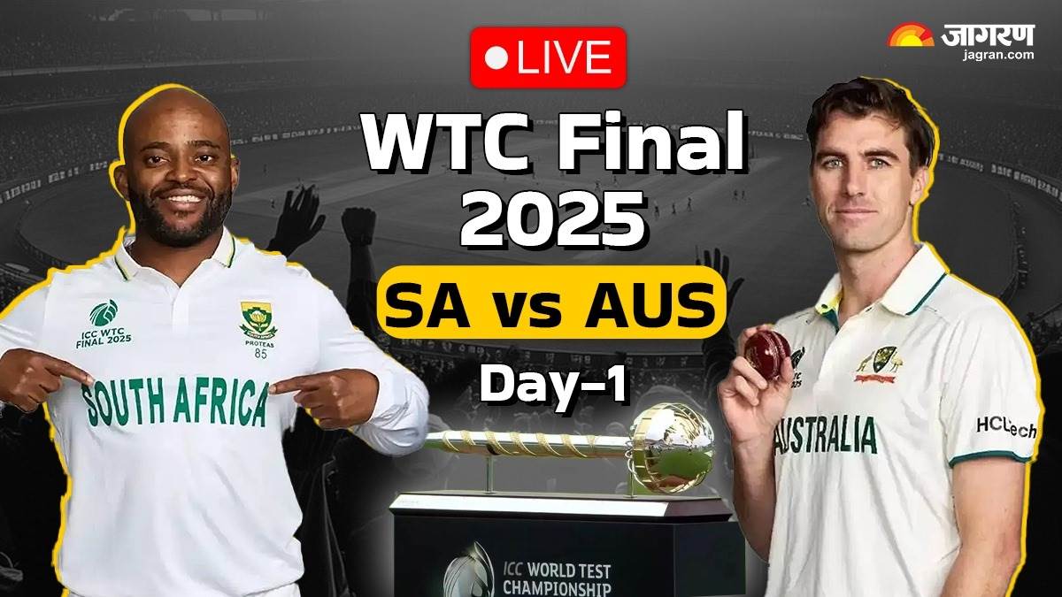 AUS vs SA WTC Final 2025 Day 1 Stumps रबाडा ने खोला पंजा स्‍टंप तक साउथ अफ्रीका का स्‍कोर 434 ...