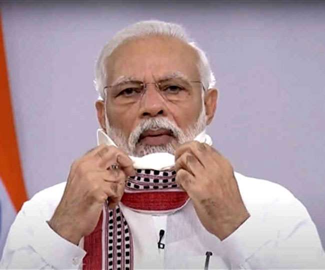 मास्क की जगह गमछा लपेटने पर झारखंड पुलिस ने कहा तू प्रधानमंत्री है ...