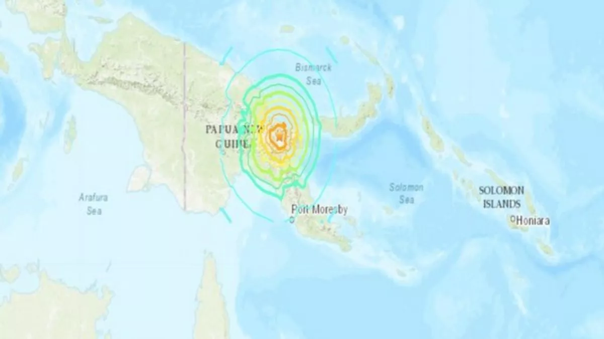 Papua New Guinea: पापुआ न्यू गिनी के पूर्वी न्यू गिनी में भूकंप के तेज ...