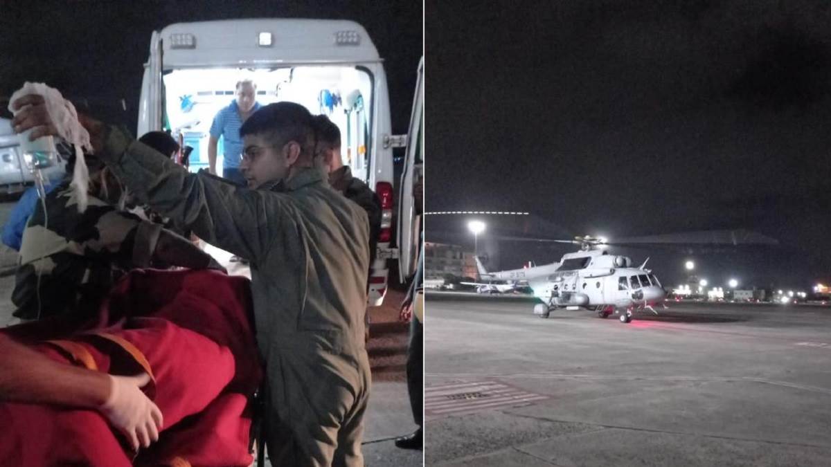 Air Force Rescue Operation: घायल BSF जवान को बचाने के लिए वायुसेना ने ...