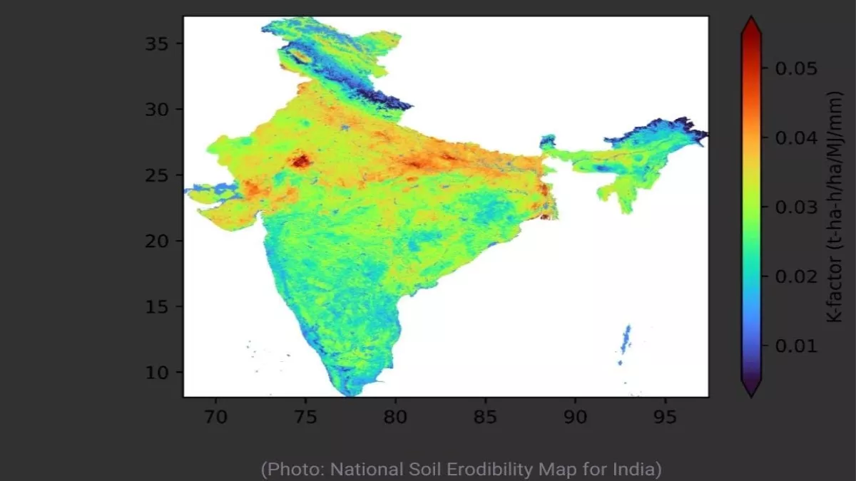 IIT दिल्ली ने जारी किया मिट्टी के कटाव वाला देश का नक्शा, उत्तर भारत के ...