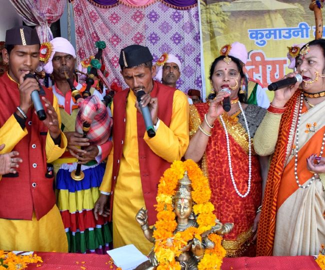 हल्द्वानी में राष्ट्रीय कुमाउनी भाषा सम्मेलन: ढोल, दमाऊ-नगाड़े की उठी ...