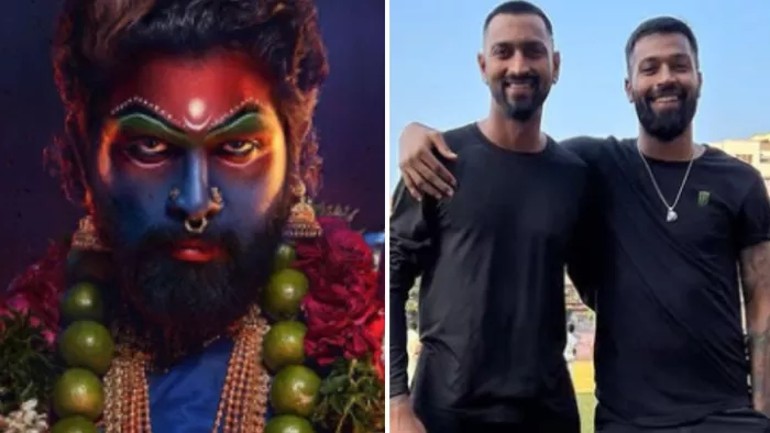 Hardik Pandya के भाई क्रुनाल थे Allu Arjun की फिल्म Pushpa 2 का हिस्सा ...