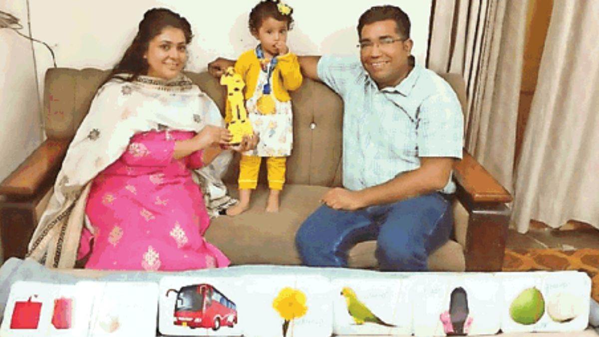 Kasganj: 18 माह की श्रीयुक्ता का गजब का टैलेंट, पहचान लेती है 195 देशों ...