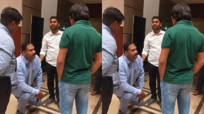 Tej Pratap के सामने घुटने पर बैठ होटल के महाप्रबंधक ने मांगी माफी, चार ...