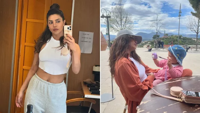 बेटी मालती संग सेट पर Priyanka Chopra ने जमकर की मस्ती, सामने आईं ...