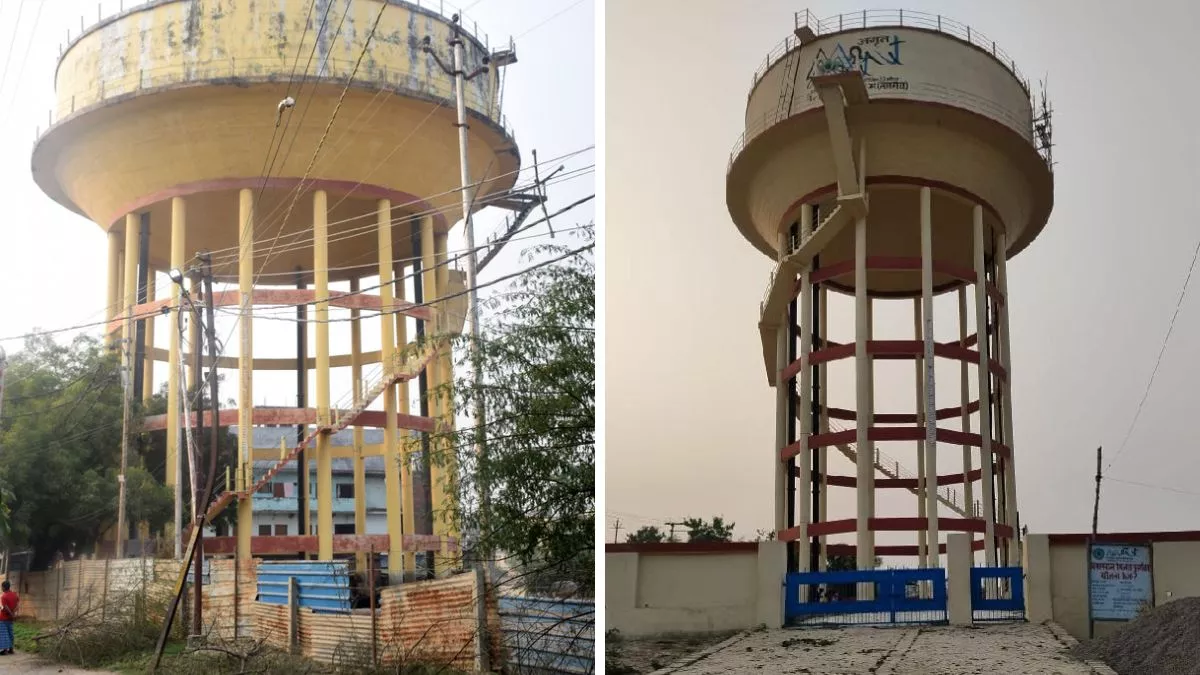 प्रयागराज की ये पानी टंकियां खुद प्यासी तो क्या बुझाएंगी जनता की प्यास ...