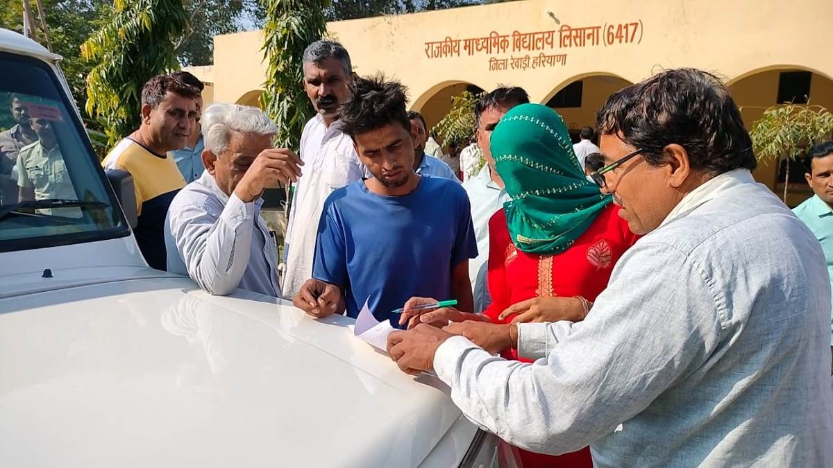 Haryana Panchayat Chunav लिसाना में दो वार्ड में प्रत्याशियों के चुनाव ...