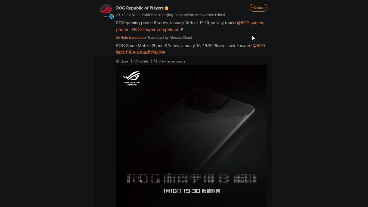 ASUS ROG Ally 8 series में जल्द लॉन्च होंगे नए स्मार्टफोन, लॉन्चिंग डेट ...