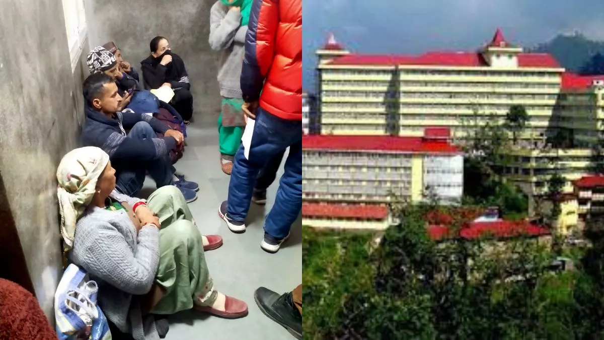 Shimla के IGMC अस्पताल में लग रही मरीजों की भीड़, स्टाफ की कमी से आम जनता परेशान - Crowd of ...