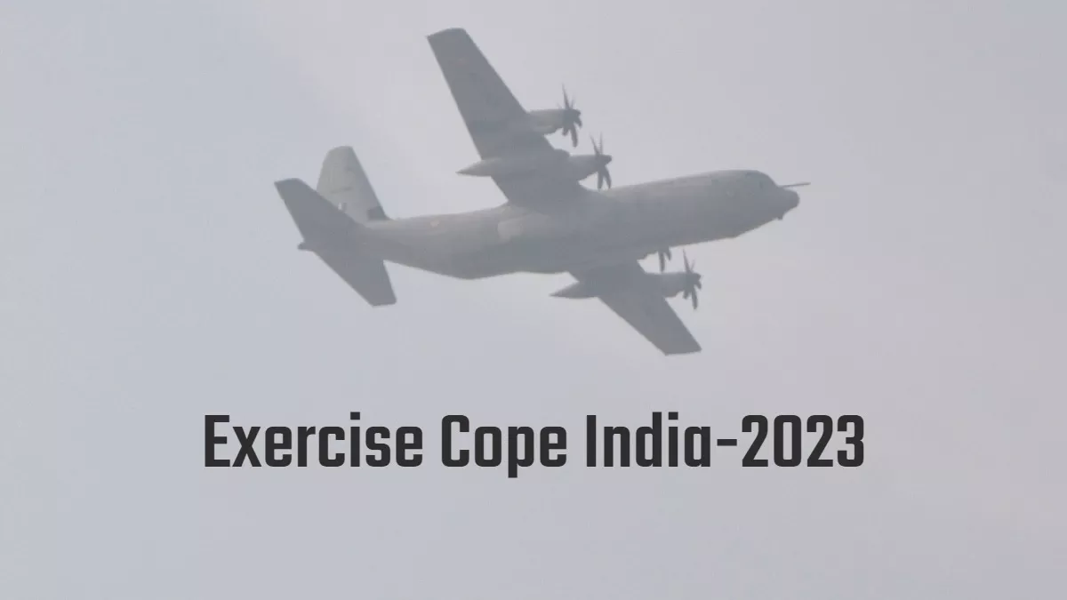 Exercise Cope India-2023: युद्धाभ्यास में परिवहन विमानों की हवाई ...