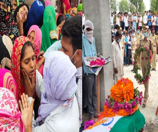 घर पहुंचा ITBP जवान का पार्थिव शरीर अंतिम विदाई पर हर आंख हो गई नम ...