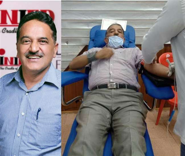 उम्र साठ पार, रक्तदान कर चुके 90 बार, युवाओं के लिये प्रेरणा स्रोत बने ...