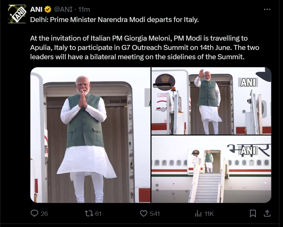 PM Modi Italy Visit: मेलोनी से मुलाकात-बाइडन से भी होगी बात! G7 को लेकर ...