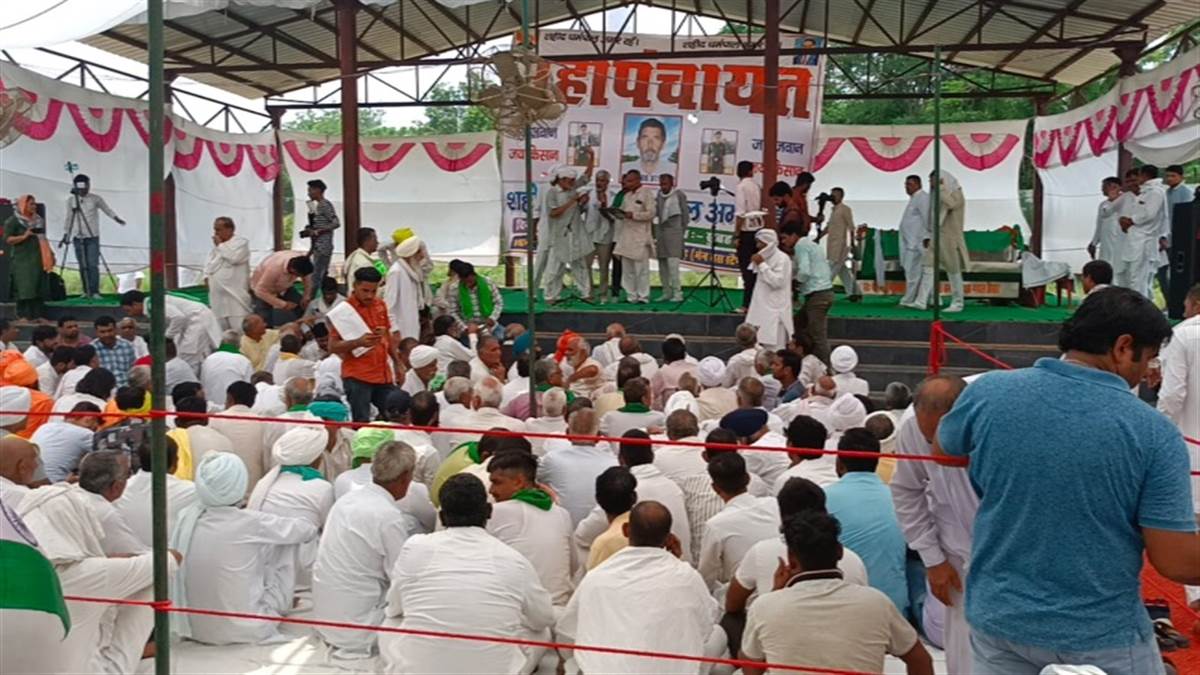 खेदड़ प्रदर्शन में 64 से ज्यादा खाप पंचायत, 100 से ज्यादा गांवों के ...