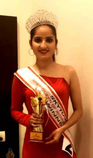 डलहौजी की निशा कटोच बनी मिस क्वीन आफ इंडिया