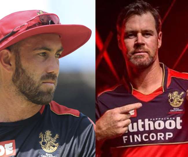 इंटरनेट मीडिया पर आरसीबी के खिलाड़ी ग्लेन मैक्सवेल और डेन क्रिश्चियन के ...