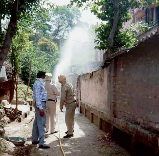 हर स्थिति से निपटने के लिए बीबीएमबी तैयार - 100 houses sanitized ...