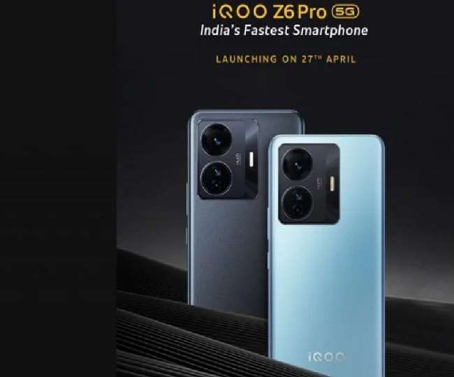 iqoo Z6 Pro 5G स्मार्टफोन 27 अप्रैल को भारत में होगा लॉन्च, जानें डिटेल ...
