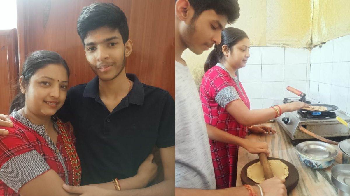 मां के साये में रहकर टॉपर आयुष ने की पढ़ाई, न मोबाइल से लगाव, न इंटरनेट ...
