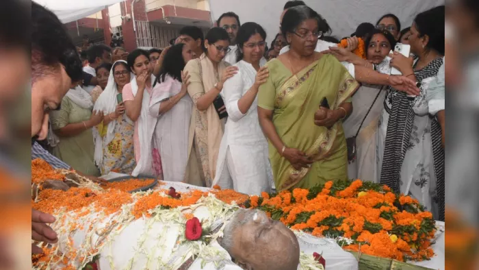 Sushil Modi Last Rite Photos : सुशील मोदी का पार्थिव शरीर पटना में ...