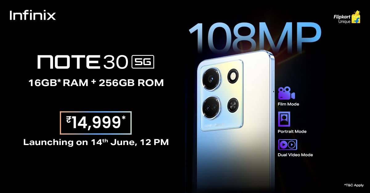108MP कैमरा और 5000mAh की बैटरी के साथ आया Infinix का नया फोन, बजट में ...