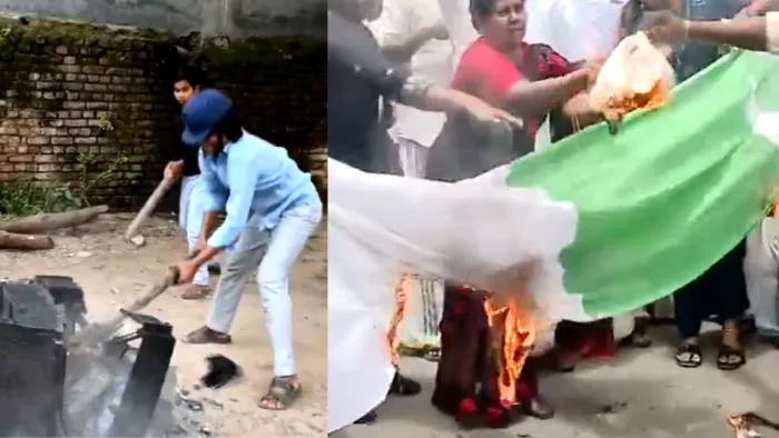 IND vs PAK: किसी ने टीवी तोड़ा, पाकिस्तान का झंडा जलाया...तो कोई कर रहा ...