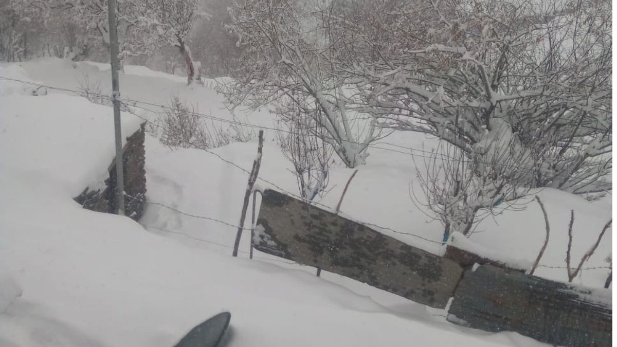 Snowfall In Himachal: पांगी में भारी हिमपात से व्‍यवस्‍था ठप, भरमौर व ...