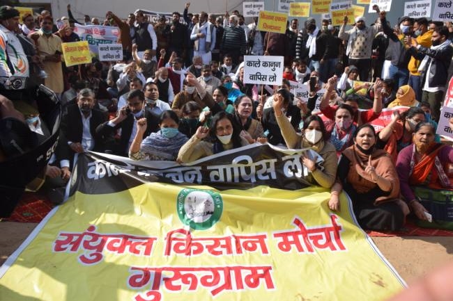 कृषि कानूनों के खिलाफ किया प्रदर्शन - farmerchar(39) || chr(39) ||char ...