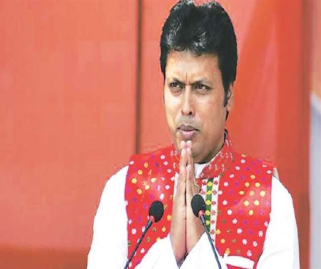 एक और बयान को लेकर घिरे त्रिपुरा के मुख्यमंत्री बिप्लब कुमार देब ...