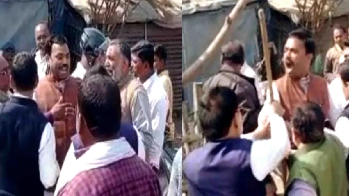 मुजफ्फरपुर में नीतीश कुमार के दौरे पर हेलीपैड पर ही आपस में भिड़े जदयू नेता, गाली-गलौज के साथ ...